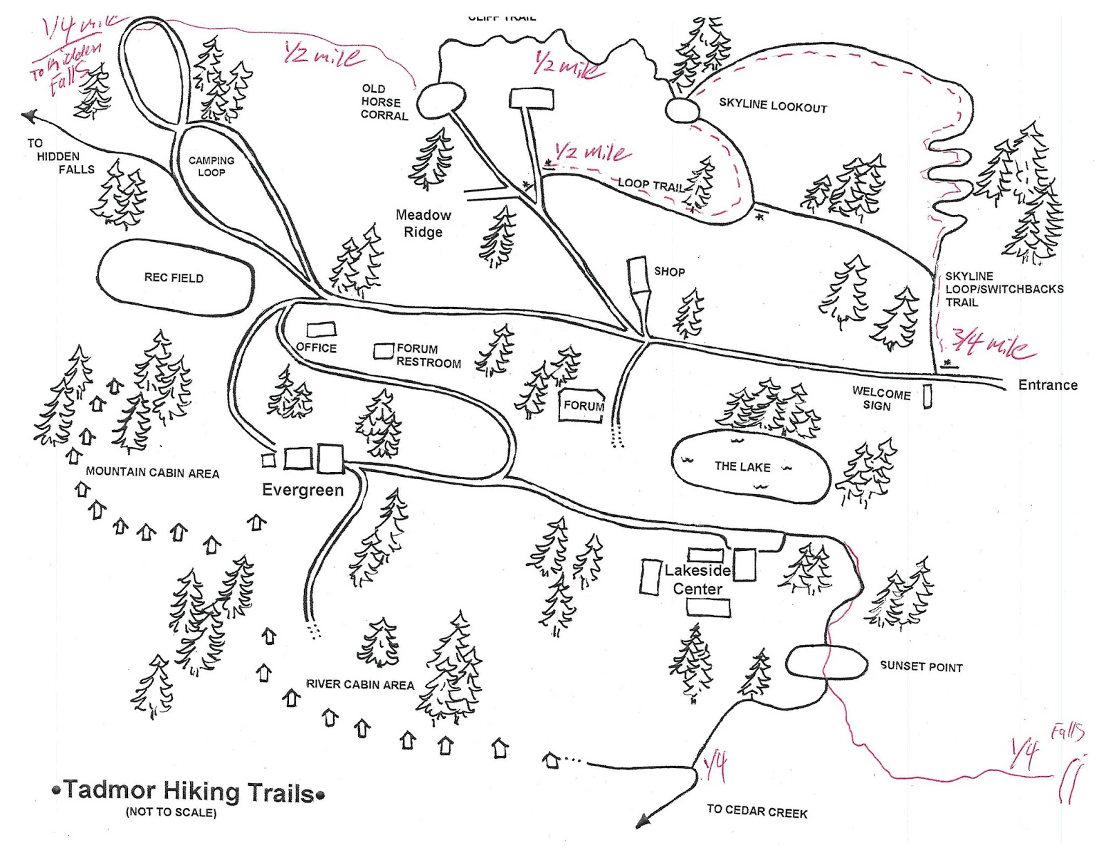 Meadow to Grove: Camp Tadmor Map