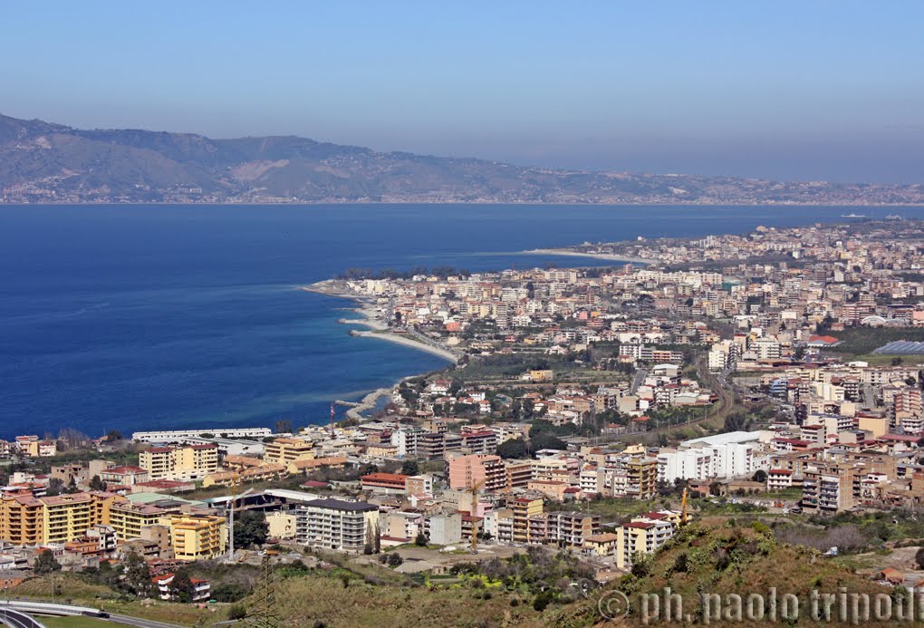 passione radio e fotografia: visti dall'alto Archi Gallico e Catona