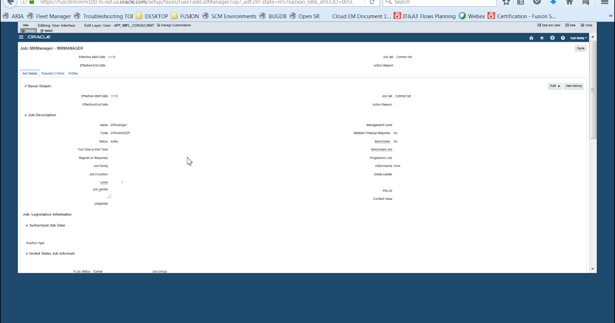 How to create Custom Job Role in Oracle Fusion Application: Job Level ...