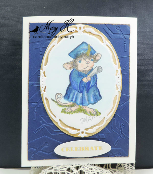 Carolina Cards by Mary H.: House Mouse Graduation