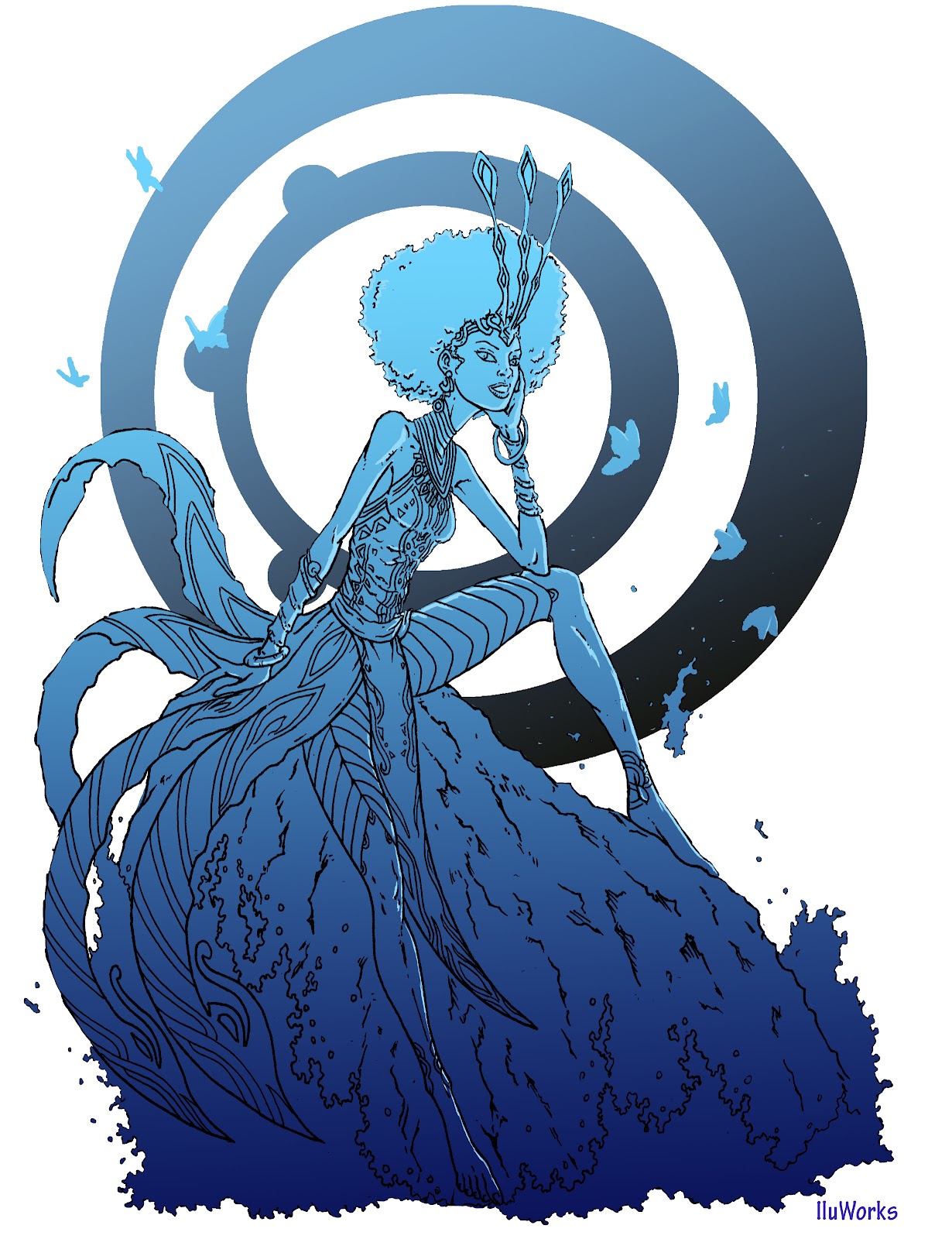 The Designs of Nadjib 'Jeeb' Assani: Oshun Goddess