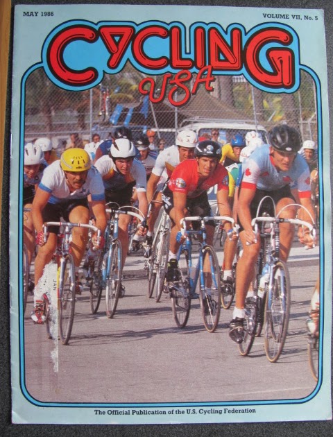 Kissena Track Racing: 1980s Cycling USA magazine
