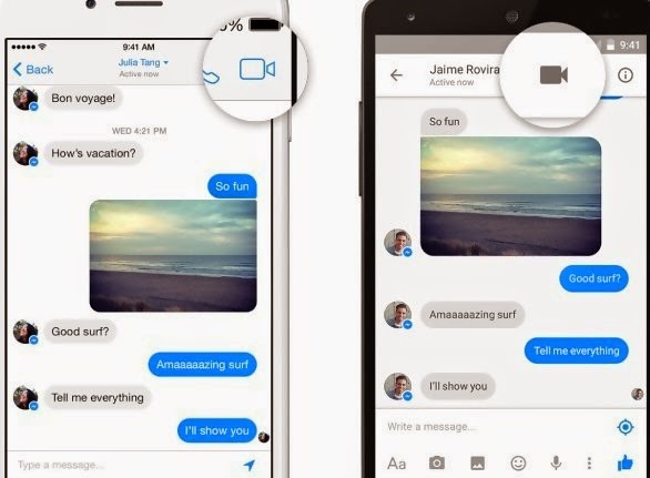 Fitur Baru Facebook Messenger Video Call untuk Android dan iOS ~ Priajadoel