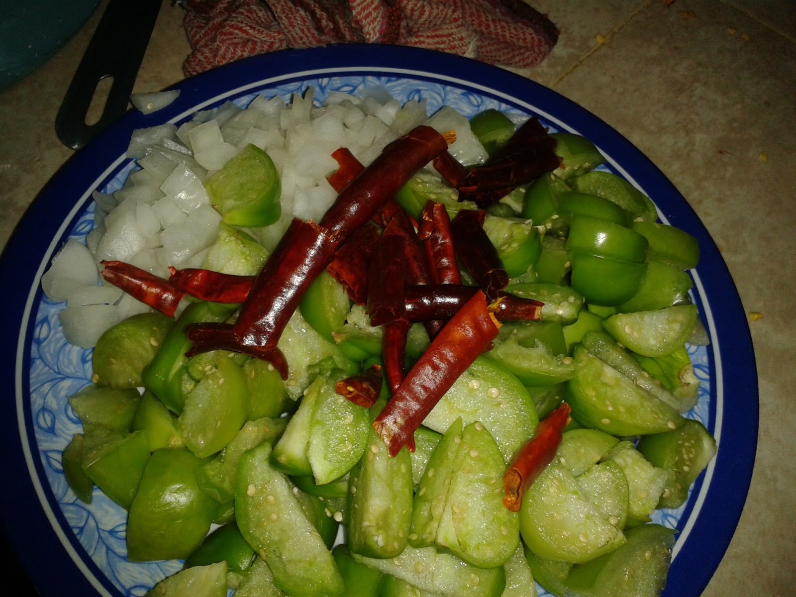 recetario de cocina muy facil: picadillo verde