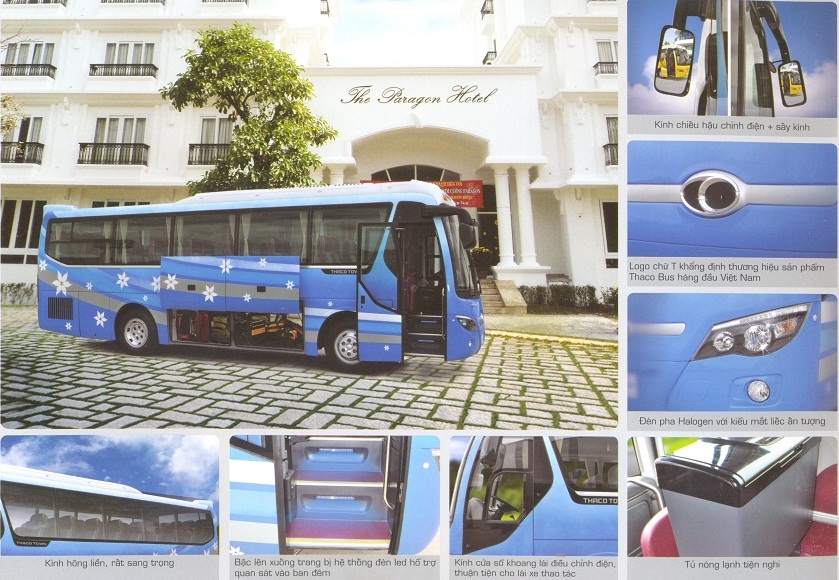 Trường Hải Quảng Bình: THACO TOWN HB90ES 39 CHỖ