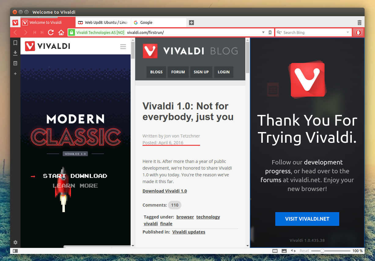 Vivaldi Browser Vivaldi Browser