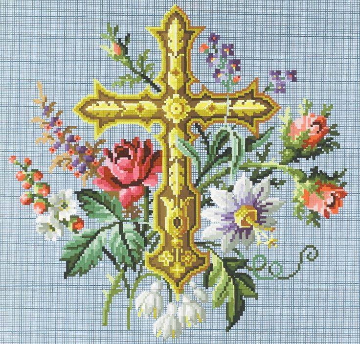 Χειροτεχνήματα: Σταυροί για κέντημα / Cross stitch crosses