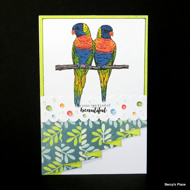 Beccy's Place: Tutorial - Curtain Fold Card