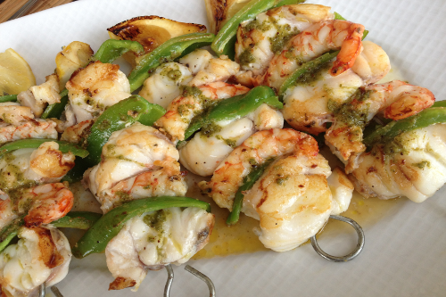 Barbecue Monkfish Kebabs | Miela Tahril