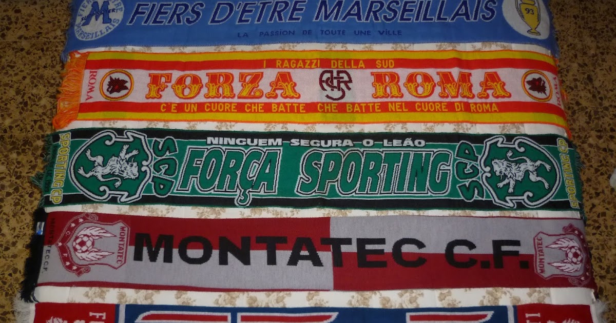 Bufandas de gargol5: Olympique de Marsella, AS Roma, Sporting de ...