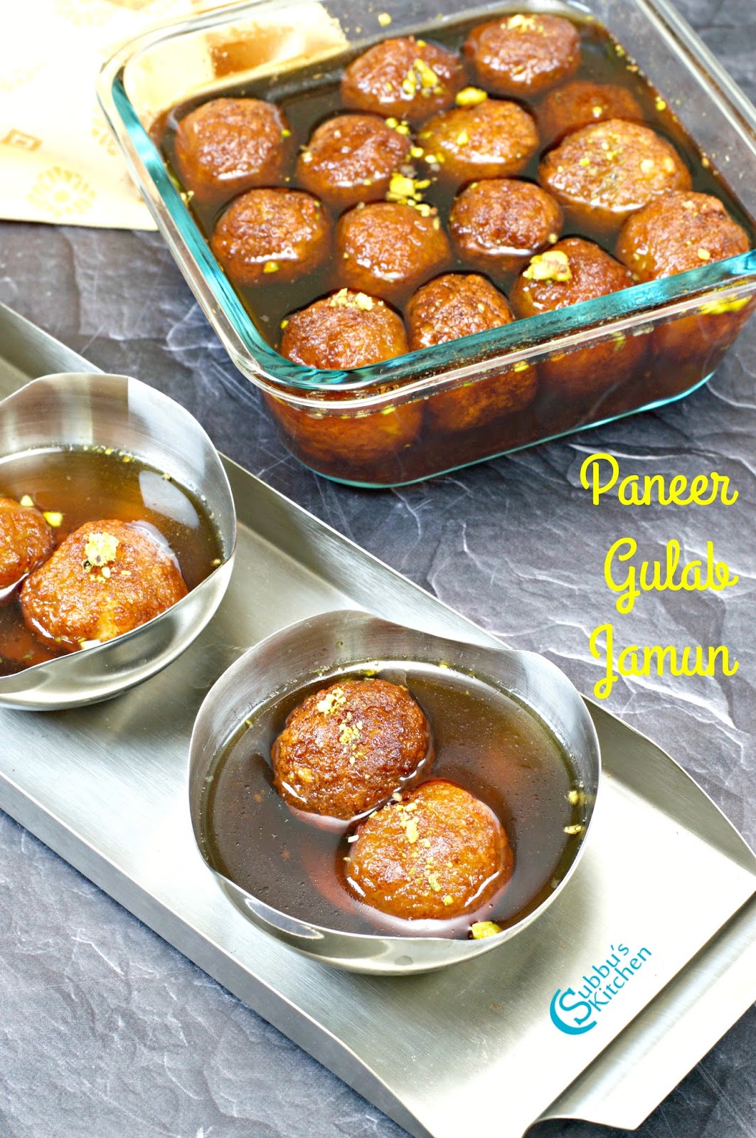 Paneer Gulab Jamun - Subbus Kitchen