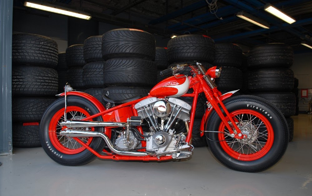 Schumacher's shovelhead - Inazuma café racer