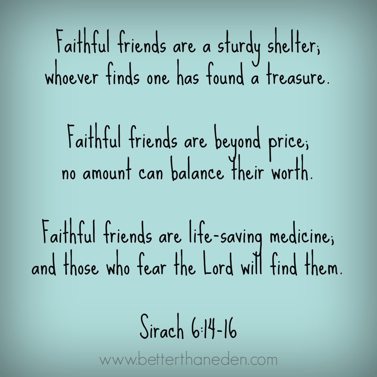 The Good and Holy Friendship (sponsored by St. Thomas) - Mary Haseltine ...