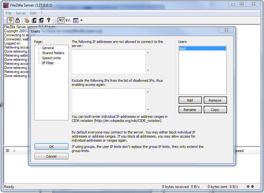 ติดตั้ง FTP Server บน Windows 7 ด้วย FileZilla - pStudioDev Developmemt ...