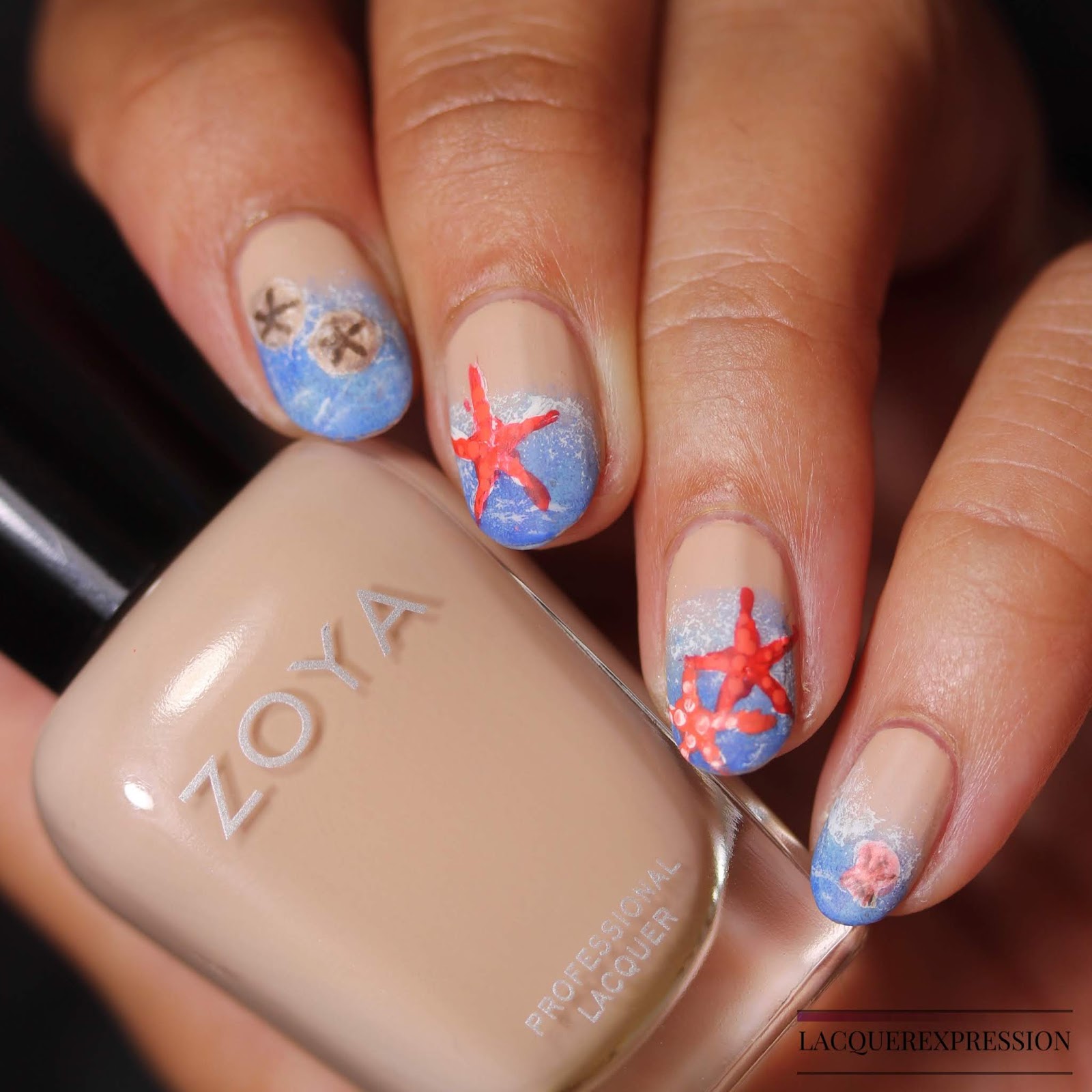Summer Beach Nail Design - LacquerExpression