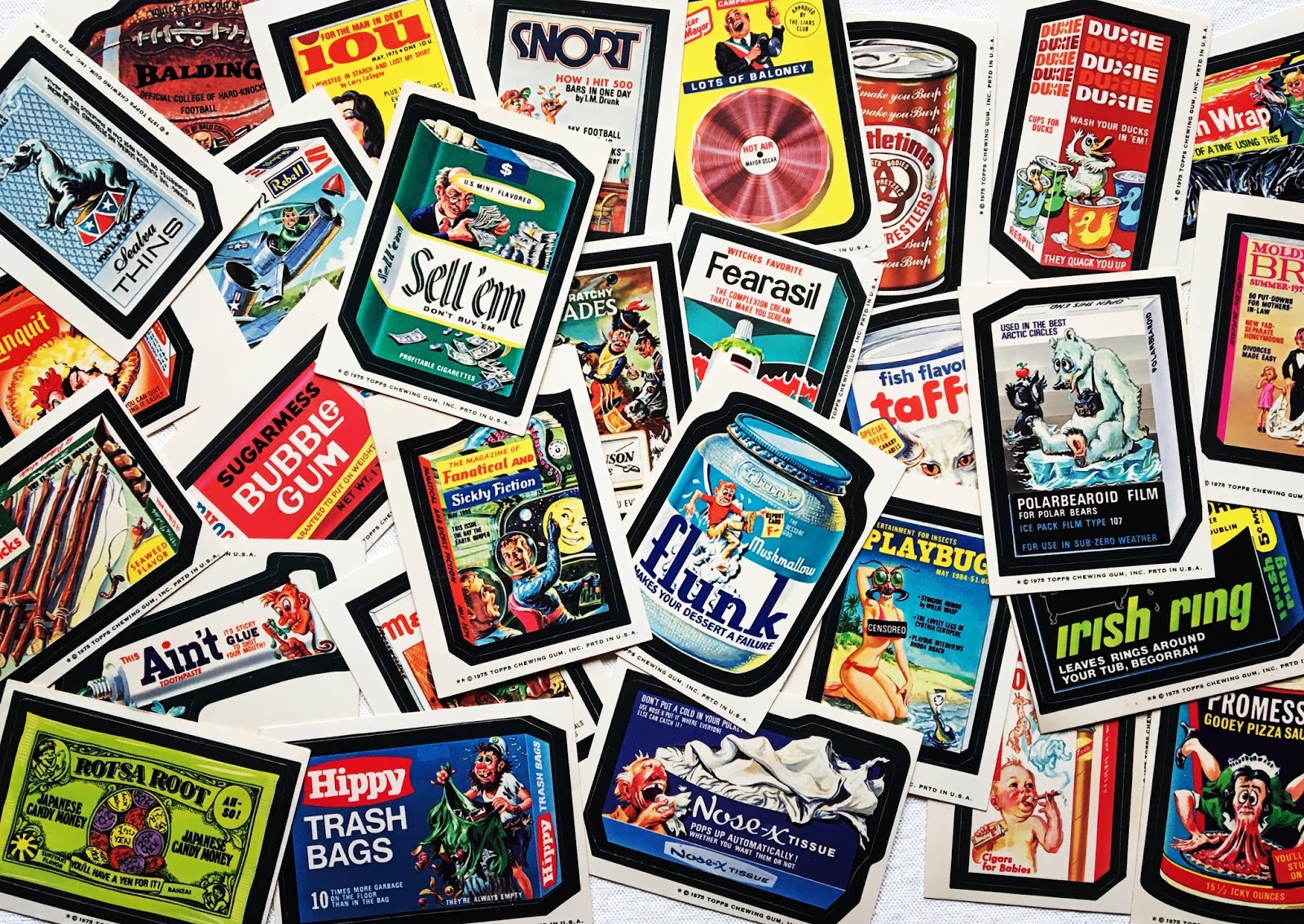 ART SKOOL DAMAGE : Christian Montone: Wacky Packages - Series 14 (1975)