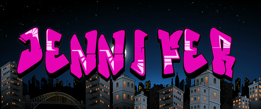 Graffitis de nombre jennifer - Imagui