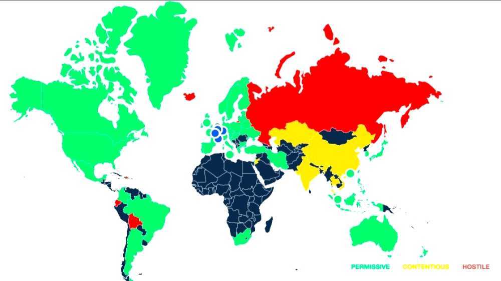 Legality of bitcoin by country or territory