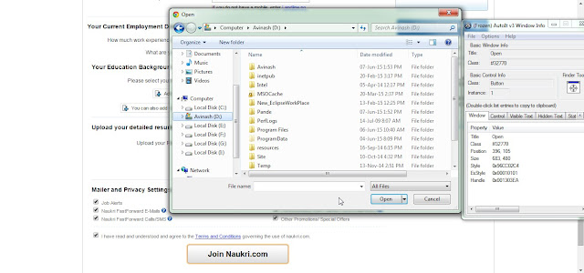 Selenium Automation blogs By Avinash Pande: Upload a file using selenium web driver in c#