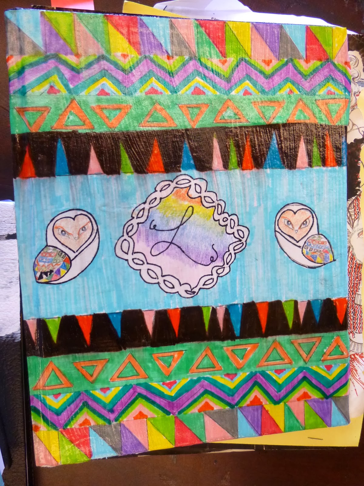 Lane Tech Art Studio : Sketchbook Covers 2013-2014