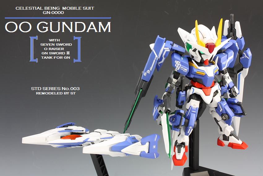 GUNDAM GUY: SD 00 Gundam w/ Seven Sword/O Raiser/GN Sword III/Tank For ...