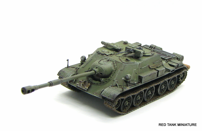 Gulumik Military Models: SU-122-54 early #4 1/72 RED TANK MINIATURE