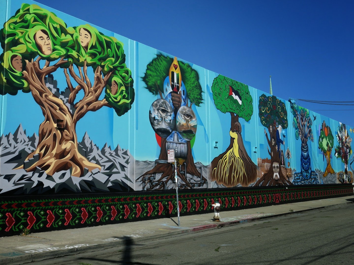 Oakland Daily Photo: Monday Mural: solidarity with Palestine