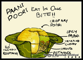 Rushina Munshaw Ghildiyal: My Paani Poori foodle and its appearance in ...
