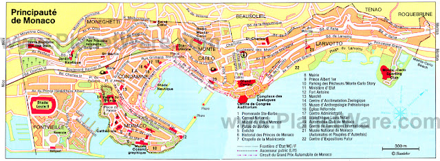 MAPS OF MONACO