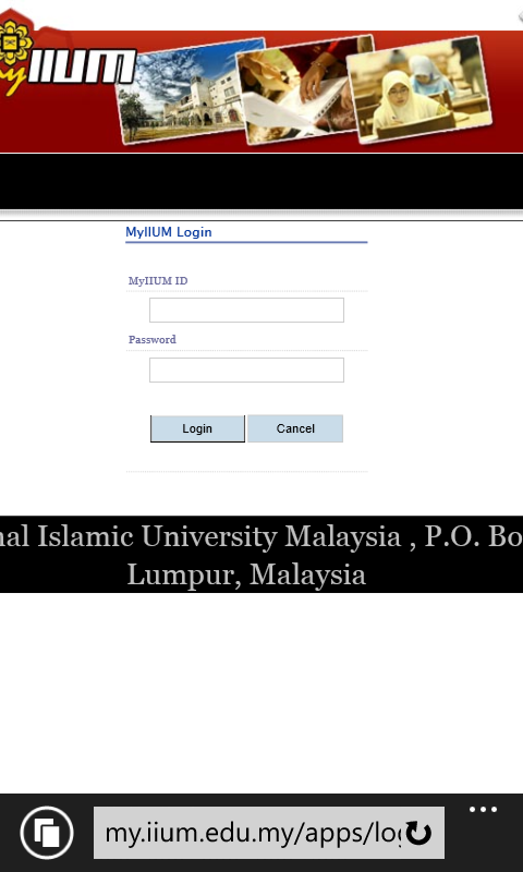 2) Log in to your student portal