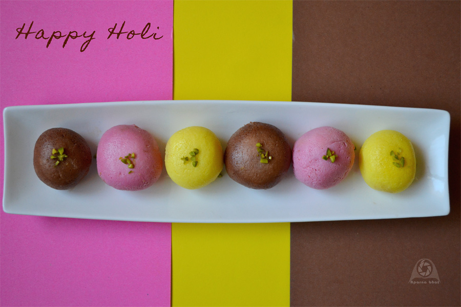 Colorful Rasgullas with Natural food colors ~ Flavors N Colors