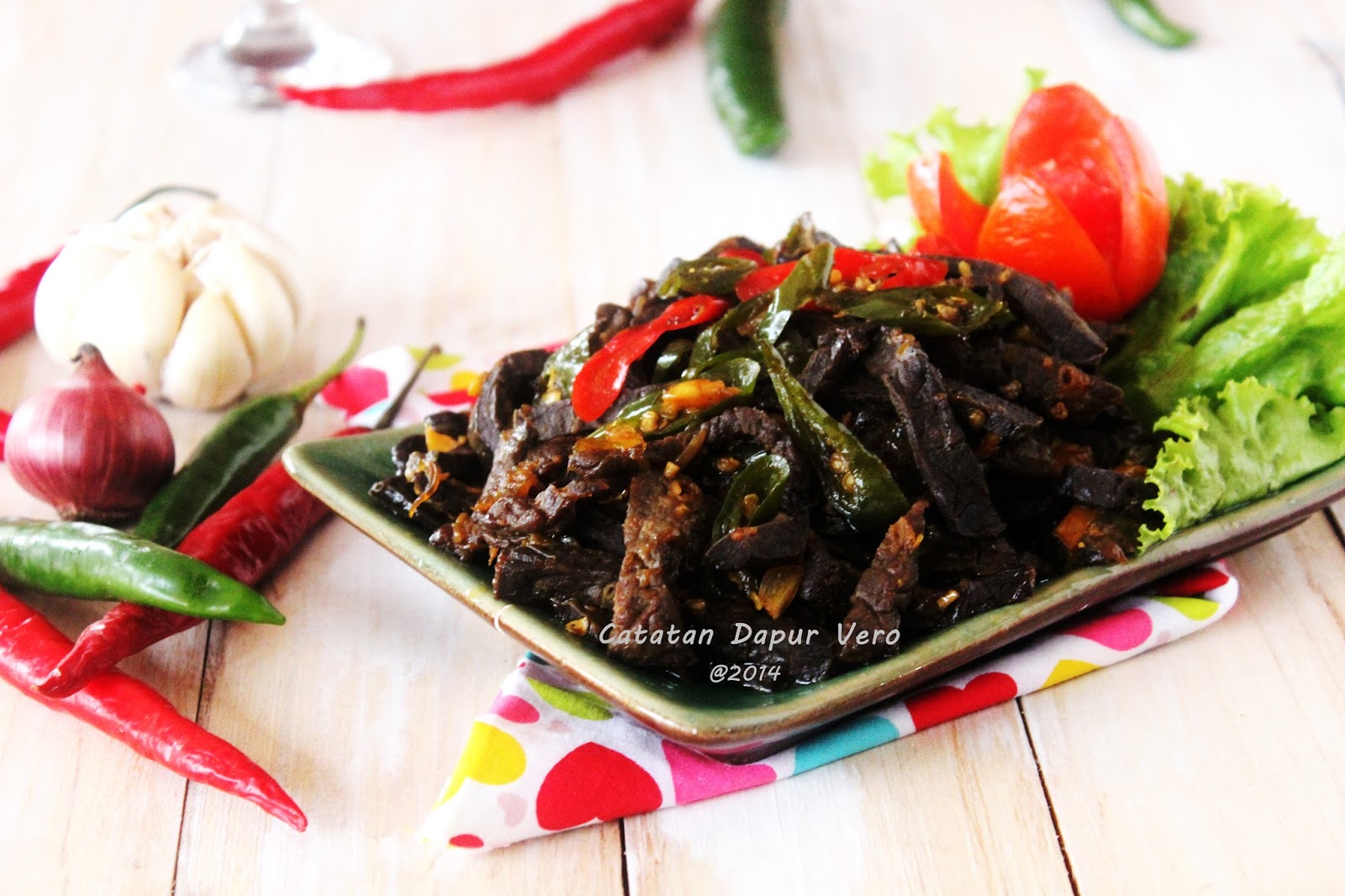 Catatan Dapur Vero: PARU MASAK KECAP CABE HIIJAU
