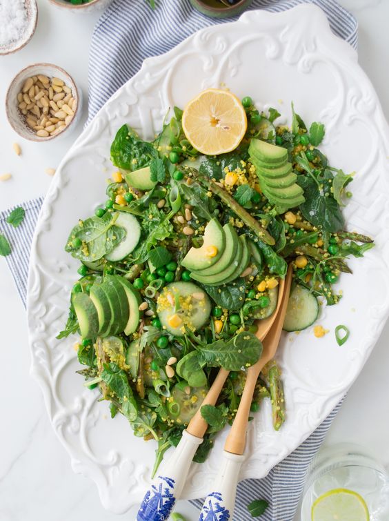 Super easy spring green salad(vegan, gf) - Easy Recipes for Every Meal