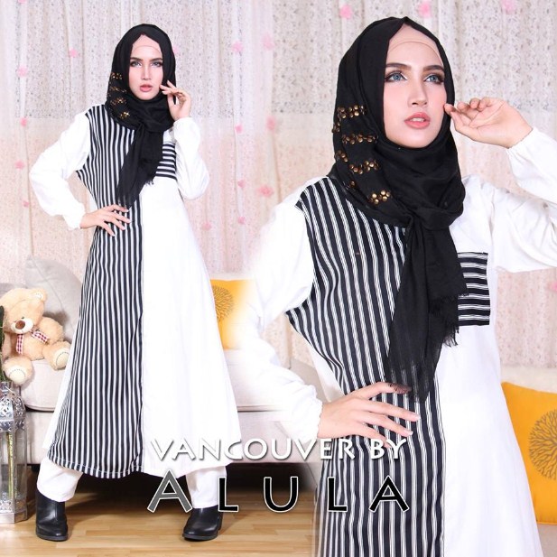 Style Baju Muslim Wanita Simple Trendy Masa Kini 2016