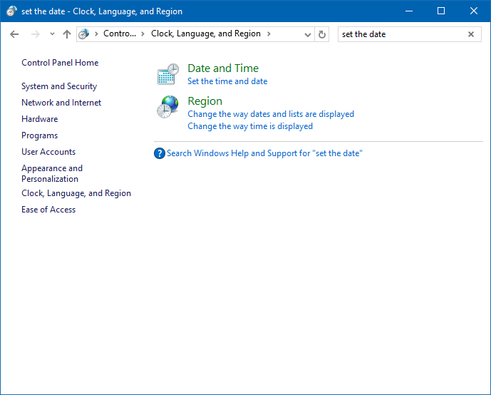 Windows Server 2016, 2019, 2022, Windows 10 and Windows 11: Date and ...