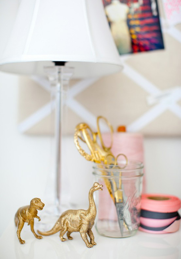 Gold Spray Painted Animals | B.A.S Blog