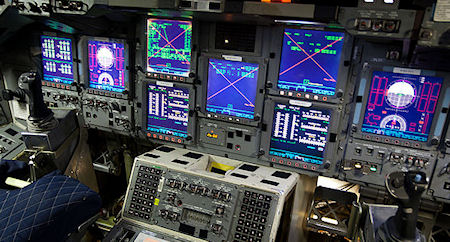 The Presurfer: Photos Of Powered Space Shuttle Endeavour Flight Deck