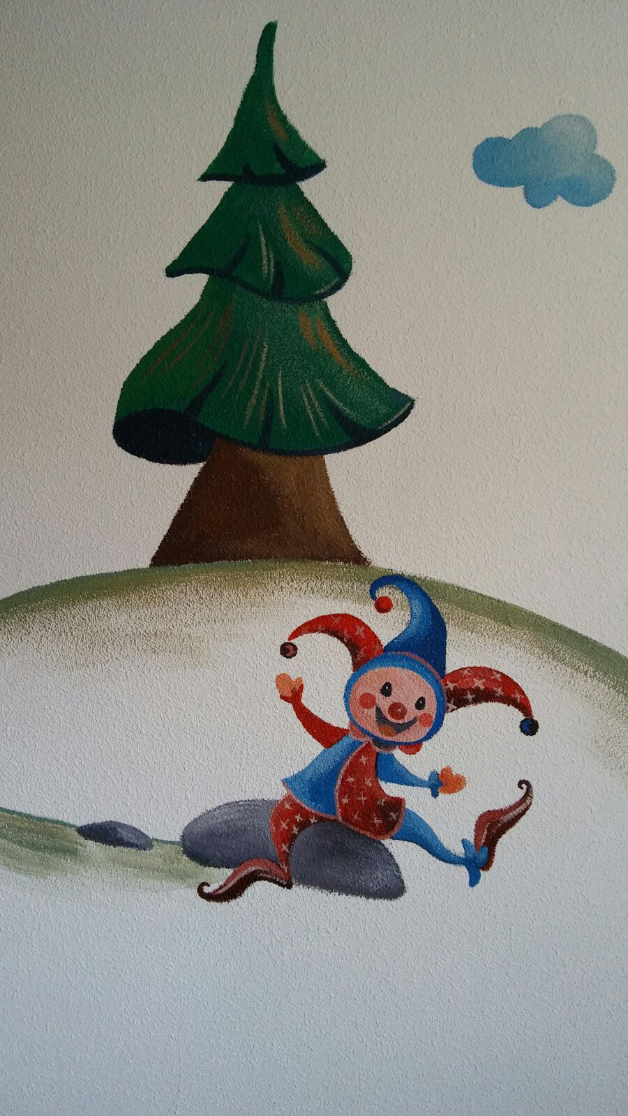 QUIEL RAMOS, ilustrador: Mural para la habitación de Sira