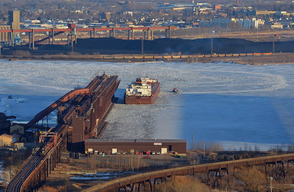 Industrial History: Duluth+Superior Ship Loading Docks Overview