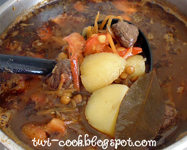 The Way I Cook: Venison, Red Wine & Lentil Soup