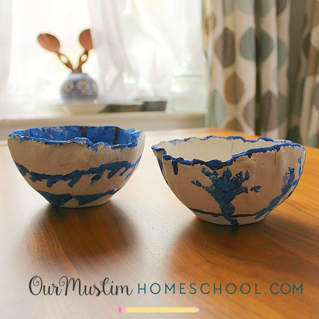 Ancient China: Ming Bowl Craft - Muslim Homeschooling Resources