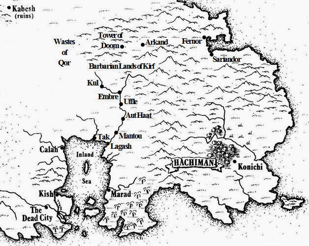 The World of Fighting Fantasy: The geography of Ashkar the Magnificent