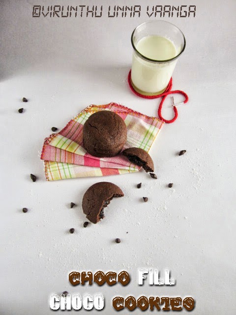 VIRUNTHU UNNA VAANGA: CHOCO FILL CHOCO COOKIES