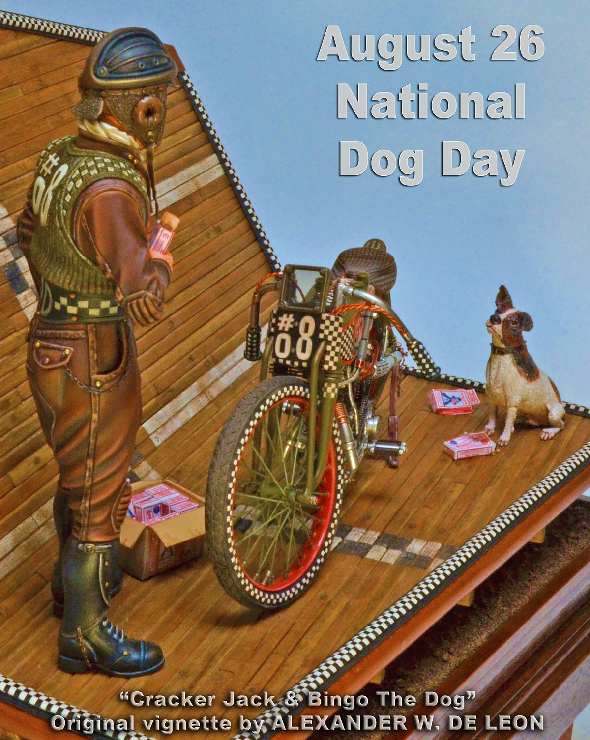 August 26 - National Dog Day - #NationalDogDay | planetFigure | Miniatures