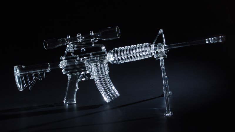 Passion for Pot: Incredible Glass Gun Bongs!!