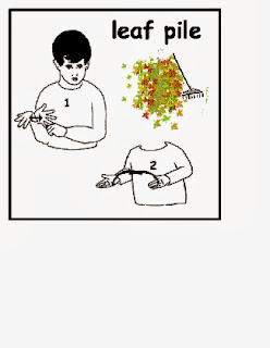 HearMyHands ASL: sign for LEAF PILE. ASL learning each day with each ...