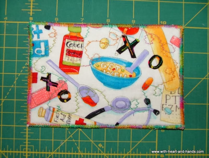 Michele Bilyeu Creates With Heart and Hands: Making Art Fabric Postcards