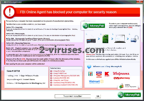 Virus and Fake Program Removal: The Best Way to Remove FBI Online Agent ...