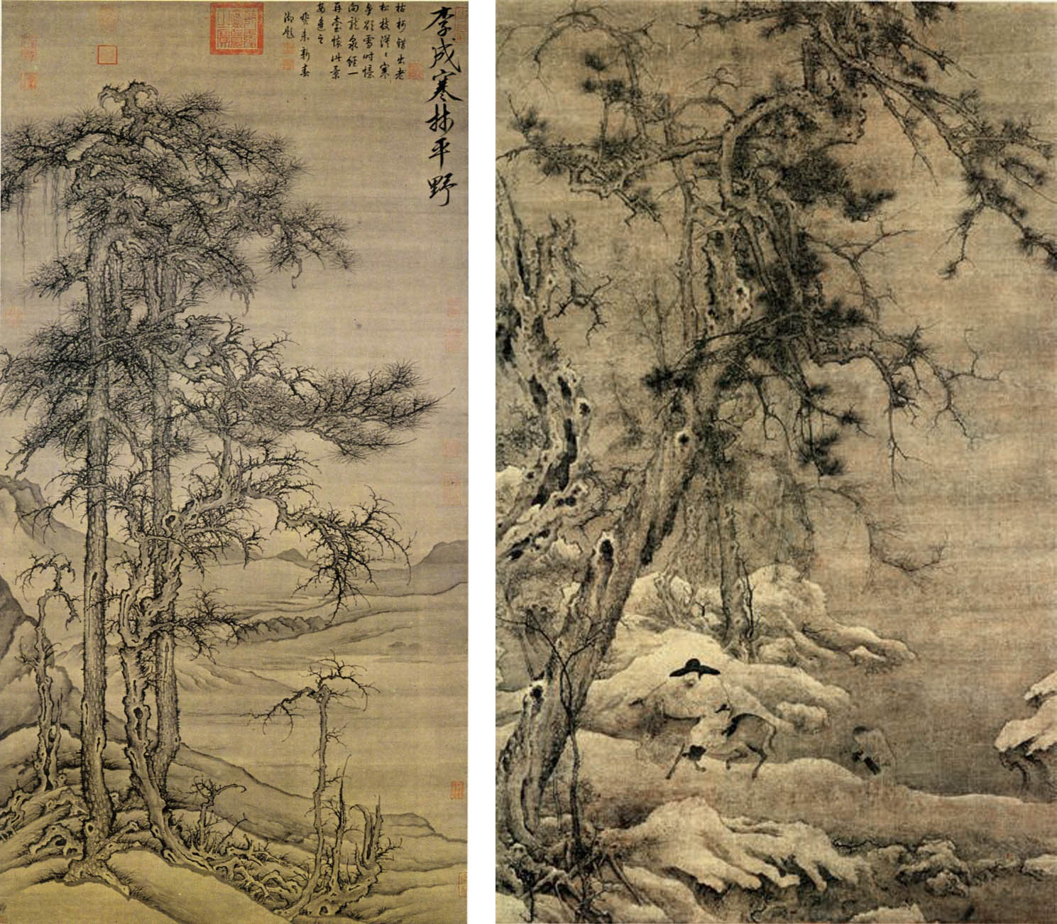 debat art figuration: La transparence des arbres (l’arbre solitaire)