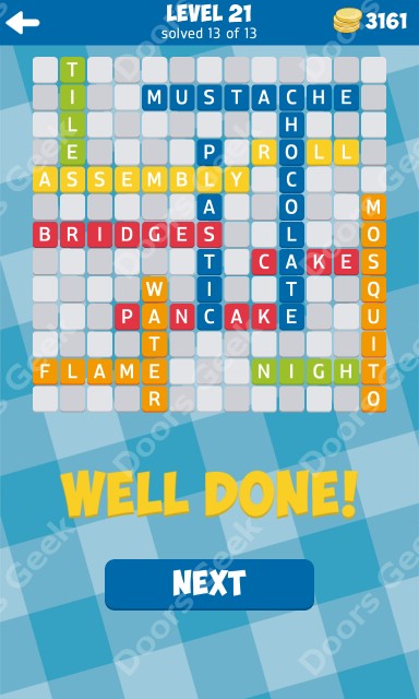 13 Word Connect Level 21 Answers ~ Doors Geek